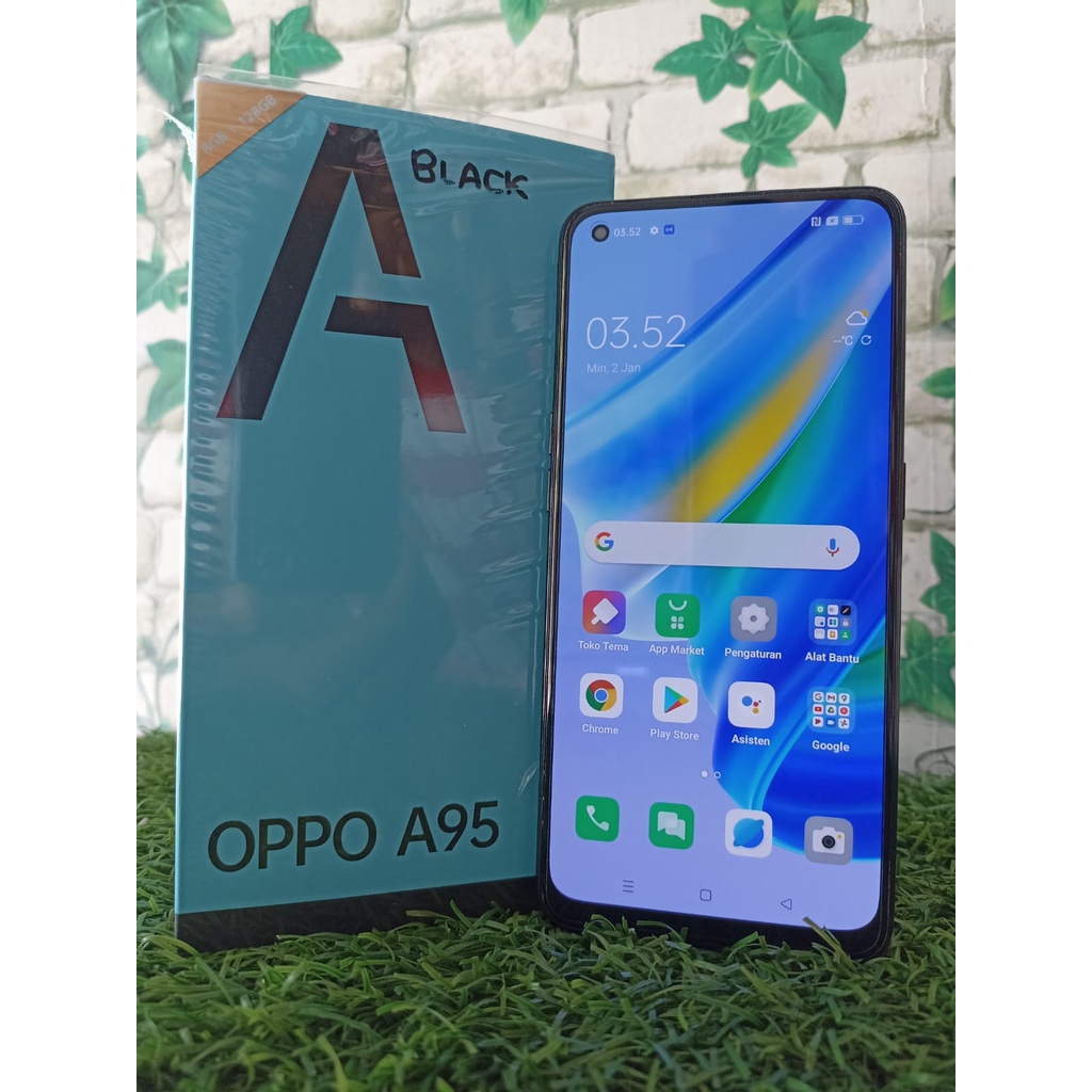 Jual oppo A95 Ram 8GB Internal 128GB HP Second Seken Bekas Fullset ...