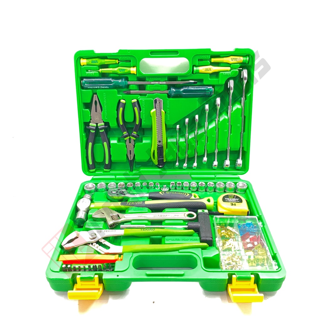 Jual TEKIRO SC-MT0626 Mechanic Tool Set 60 Pcs - Toolkit Tool Kit Perkakas | Shopee Indonesia
