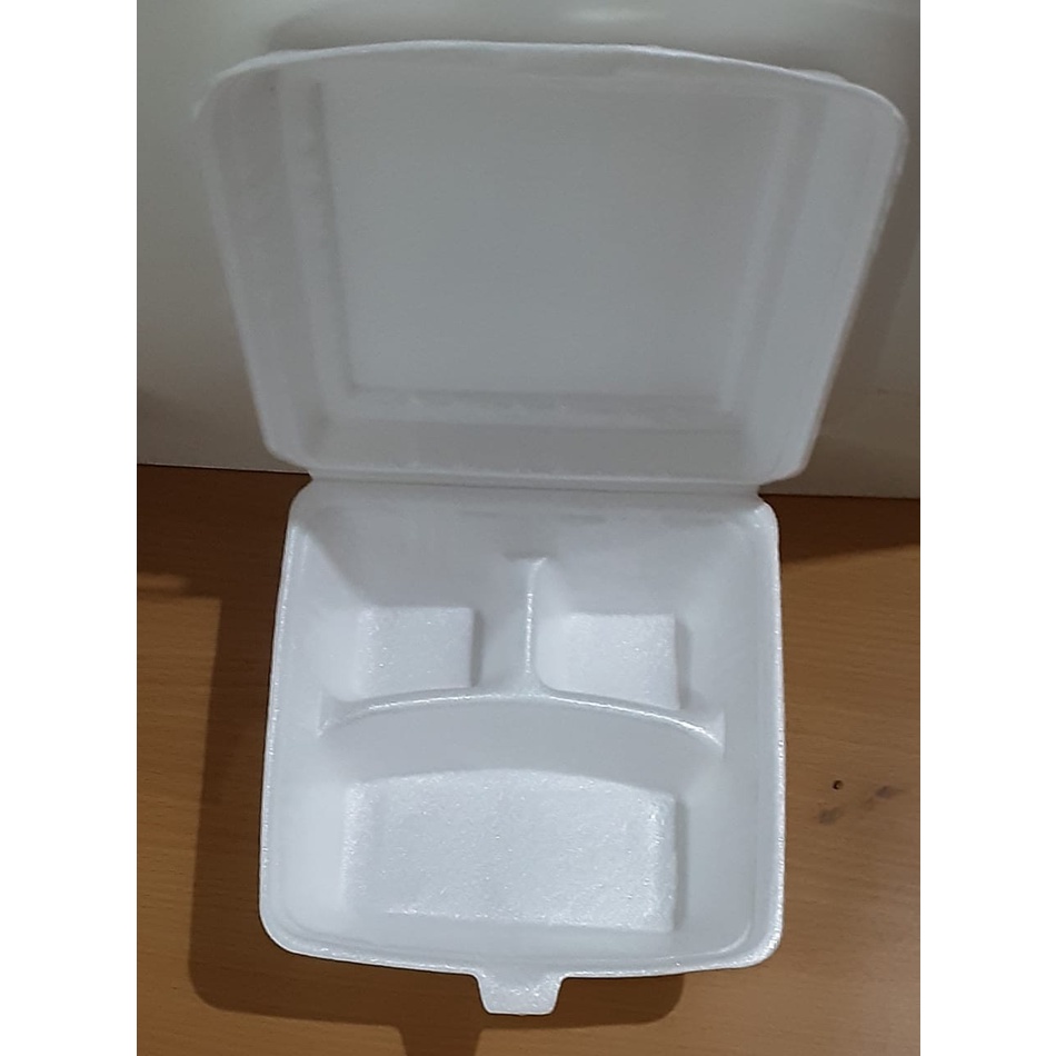 Jual STEROFOAM BURGER - SEBLAK / FOAM KOTAK NASI POLOS / SEKAT | Shopee ...