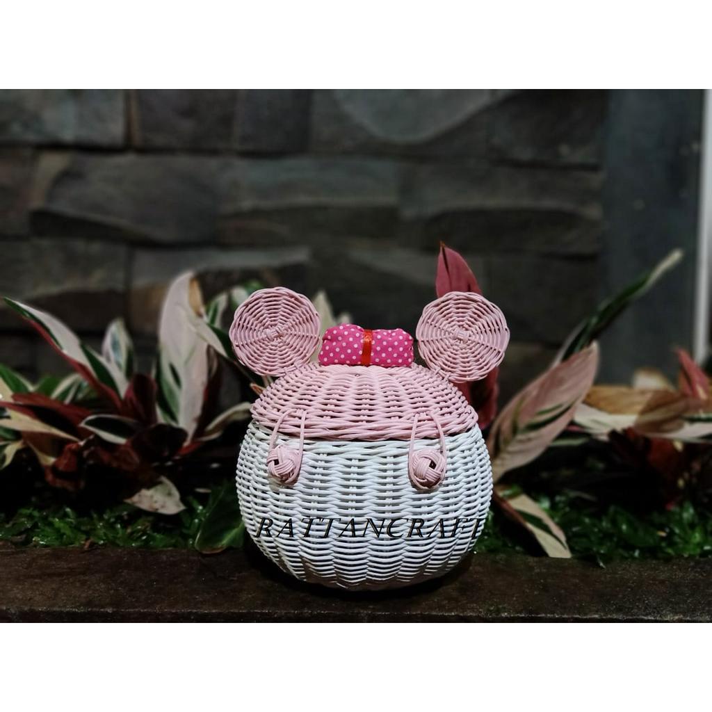 Jual Rotan minnie mouse pita / tikus rotan / mickeyrotan | Shopee Indonesia