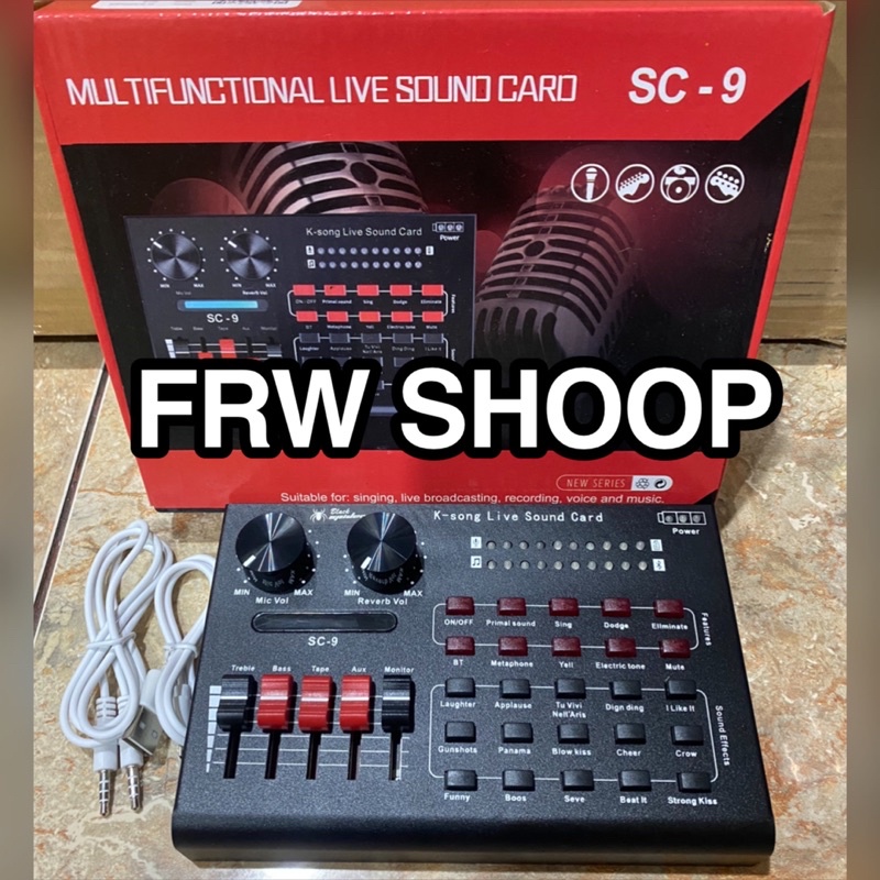 Jual SOUNDCARD BLACK SPIDER SC9 / SC 9 / SC-9 (ORIGINAL) | Shopee Indonesia