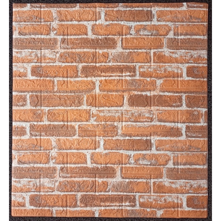 Jual Wall Panel Foam Sticker Alumunium Foil Back Batik Emas Hitam Bata ...