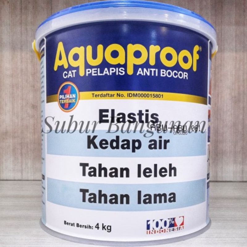 Jual AquaProof Aqua Proof Cat Anti Bocor Waterproofing Galon 4 Kg ...