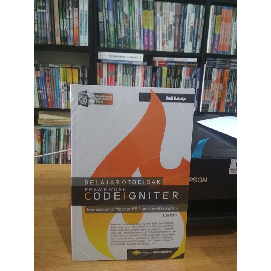 Jual Buku Original BELAJAR OTODIDAK FRAMEWORK CODEIGNITER + CD (Edisi ...
