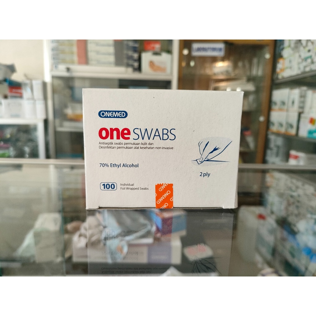 Jual Tissue Alkohol Alcohol Onemed Swab Kapas Alkohol Oneswab ...