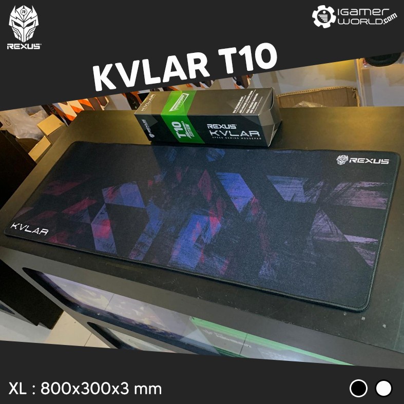 Jual Rexus Kvlar T10 Speed Edition XL Gaming Mousepad | Shopee Indonesia