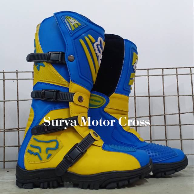 Jual sepatu trail fox sepatu cross fox sepatu motor trail sepatu boots ...