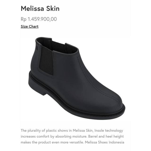 Jual MELISSA SKIN BLACK | Shopee Indonesia
