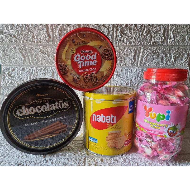 Jual PROMOO!! Paket Snack Lebaran Roti Kaleng Kue Kering | Shopee Indonesia