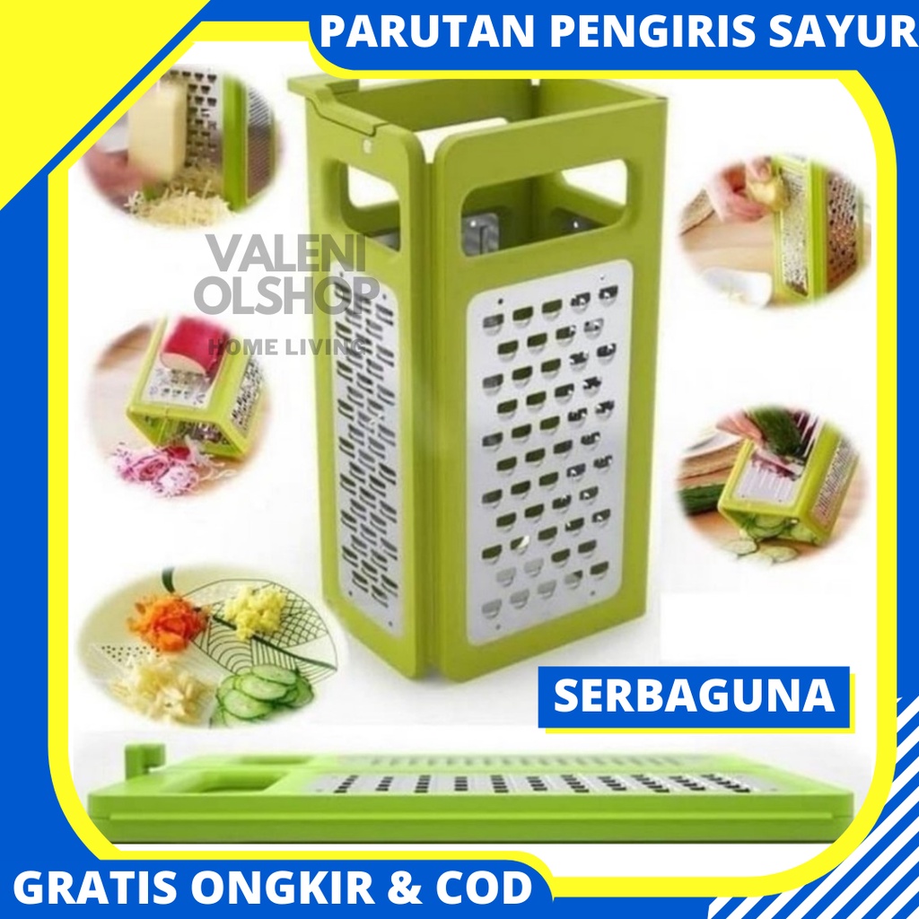Jual Parutan Serbaguna 4 In 1 Kotak Lipat Parutan Kelapa Pengiris ...