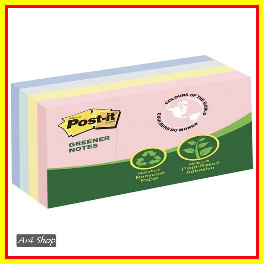 Jual Sticky Notes - Post-It - 653-Rp 1.5X2Inch Helsinki Colours & 40 ...