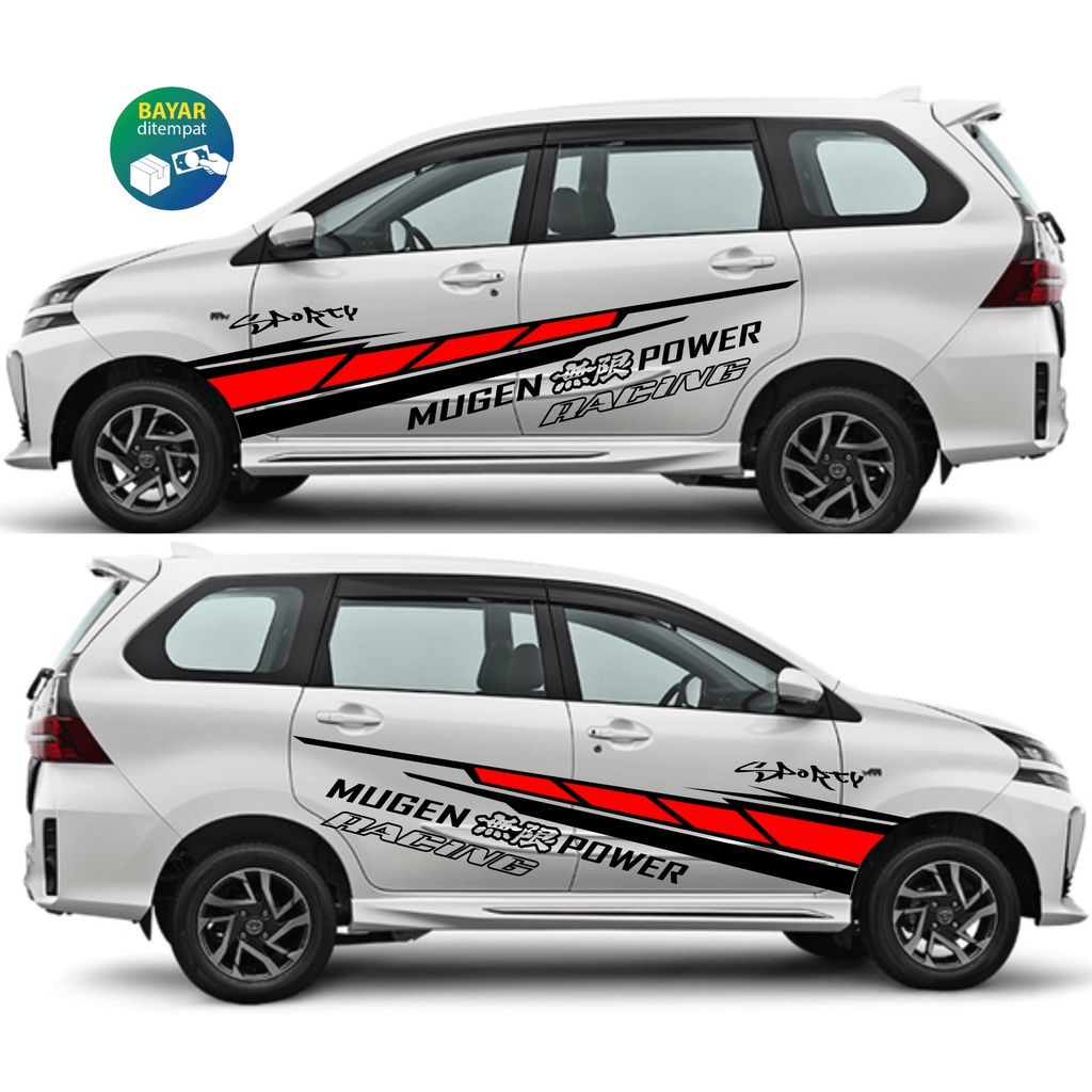 Jual stiker termurah stiker mobil cutting sticker minimalis lis mugen ...