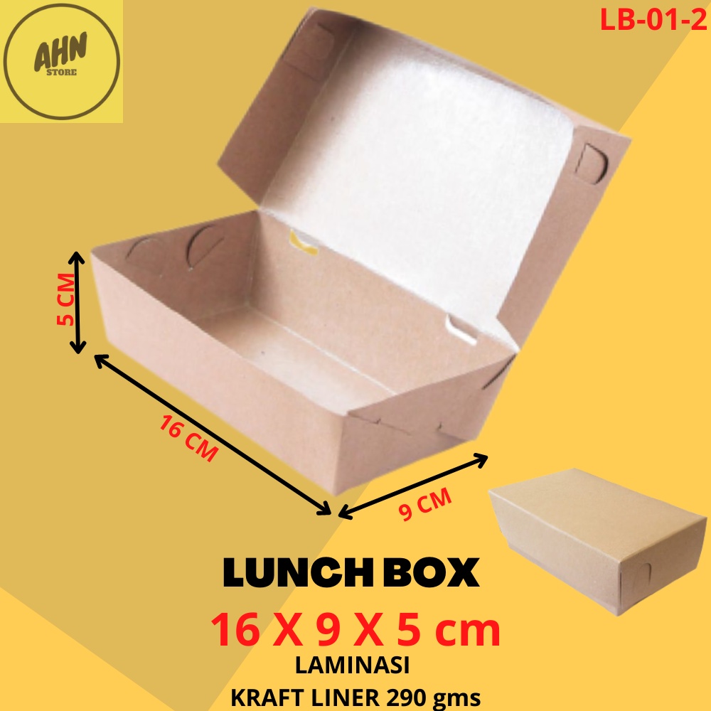 Jual KARDUS DUS LUNCH BOX NASI GORENG BUBUR / KOTAK LUNCH BOX MIE AYAM ...