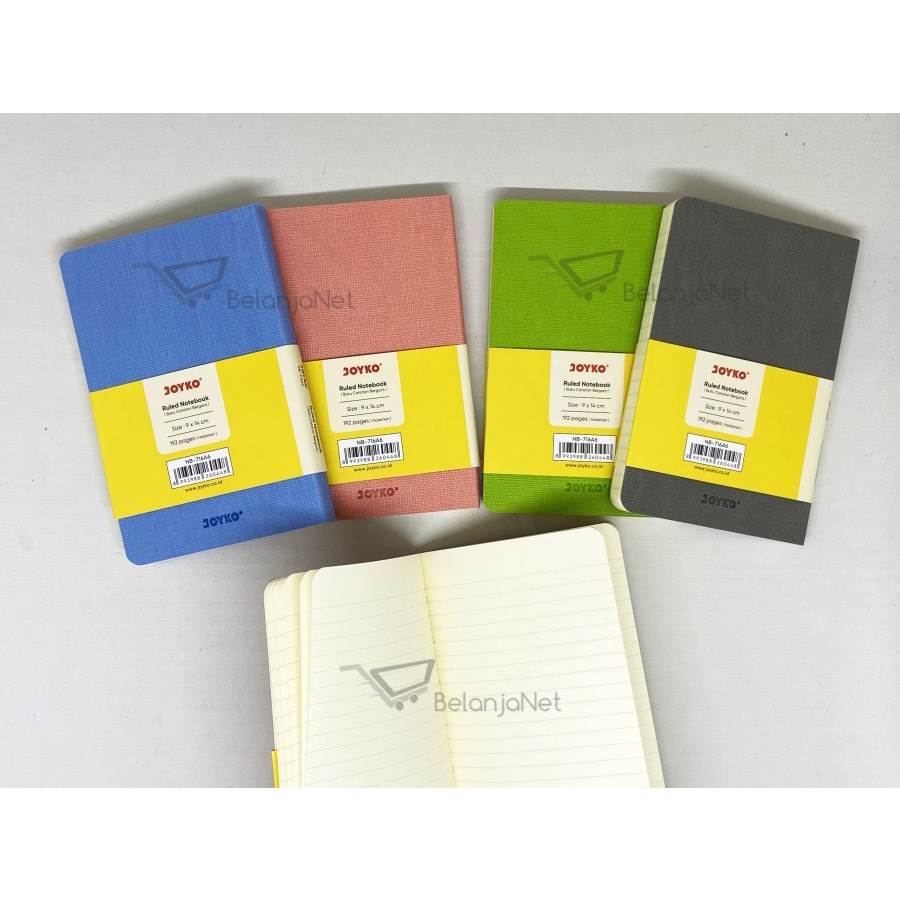 Jual Buku Tulis Catatan Bergaris | Ruled Notebook Joyko NB-716 A6 Soft Cov | Shopee Indonesia