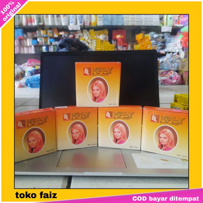 Jual Kelly Beauty Powder Bedak Padat Kelly Kuning Langsat / Natural ...