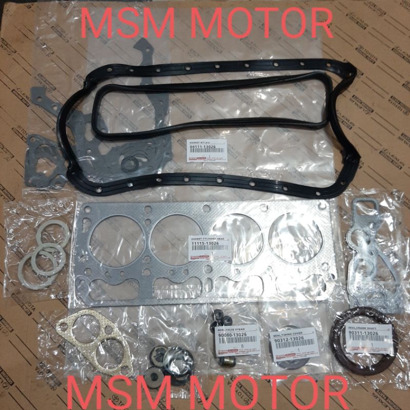 Jual PAKING SET FULL SET PAKING DEKSEL SET TOYOTA KIJANG DOYOK 4K KF20 1.3L GRAFIT/KLINGRIT ...