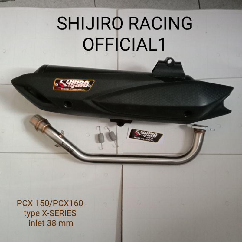 Jual Knalpot Standar Racing SHIJIRO PCX, ADV type X-SERIES | Shopee ...