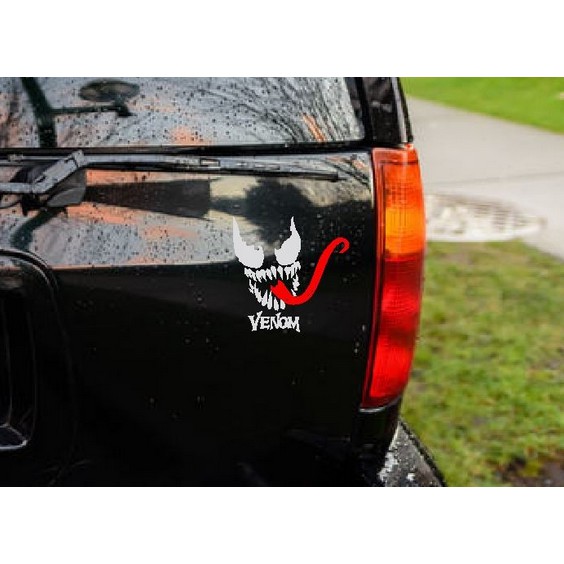 Jual Stiker Mobil Venom Superhero Marvel Avenger Siluet Kaca Cutting ...