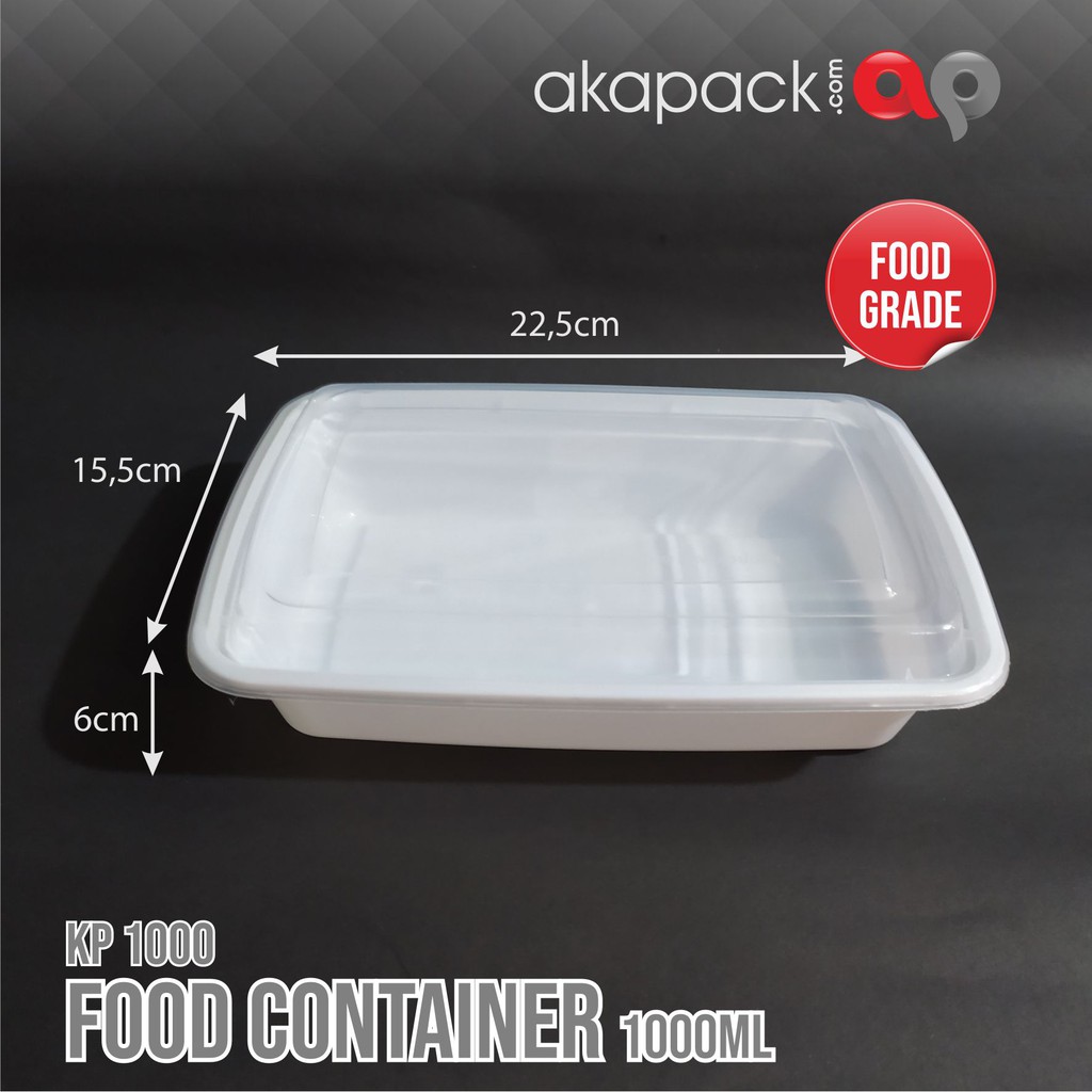 Jual Thinwall Easypack KP 1000 Minimal Order 50 Pcs/ food container 1000ml | Shopee Indonesia