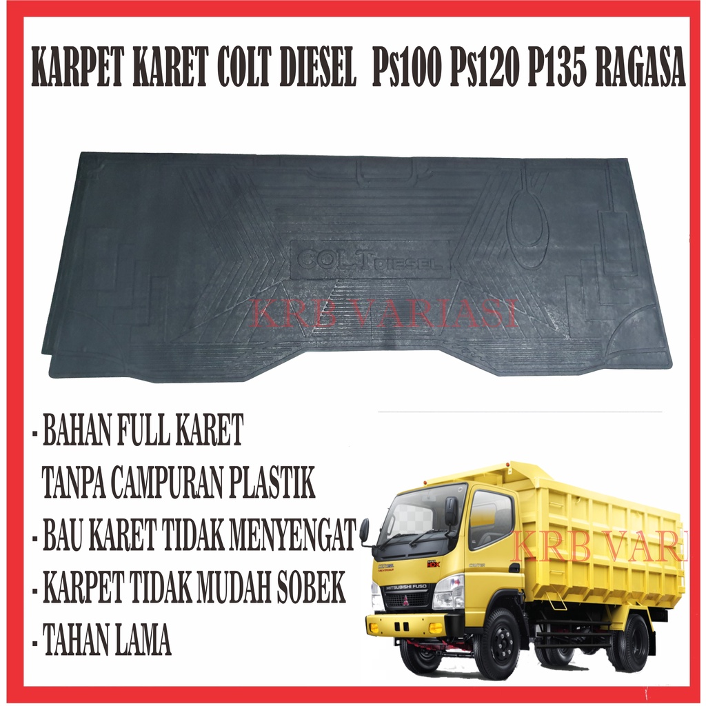 Jual Karpet Karet Mitsubishi Colt Diesel Canter PS10 PS120 PS135 RAGASA ...