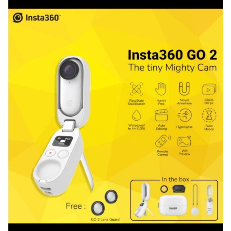 Jual insta 360 go 2 second(unit only) | Shopee Indonesia