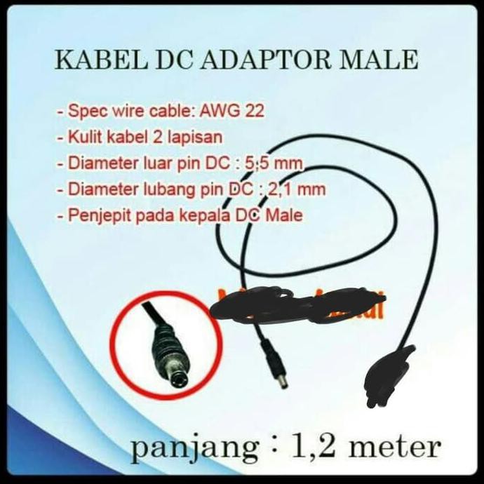 Jual Kabel Jack Dc Male Pcmja29 Murah | Shopee Indonesia