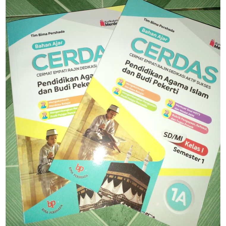 Jual Buku Cerdas Agama Islam Kurikulum Merdeka kls 1A | Shopee Indonesia