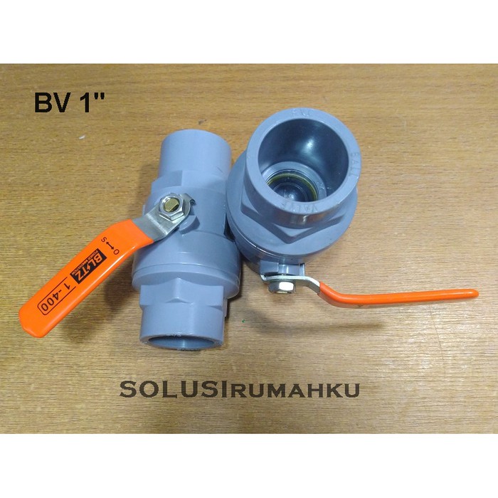 Jual Ball Valve BLITZ 1 inch GAGANG STAINLESS / Stop Kran PVC 1" inci | Shopee Indonesia