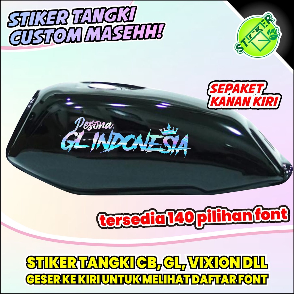 Jual STIKER TANGKI CB HEREX HOLOGRAM CUSTOM | Shopee Indonesia