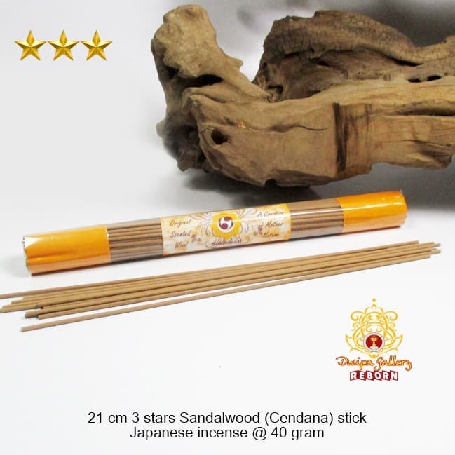 Jual Dupa/Hio Wangi 21 cm 3 Star Sandalwood Stick Japanese incense @40 ...