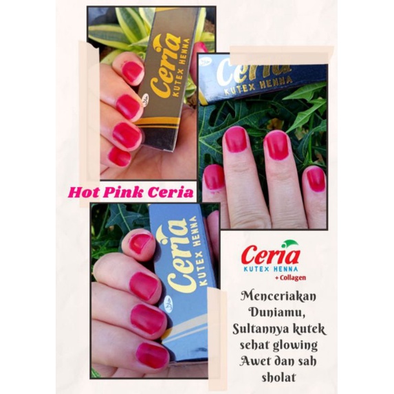Jual Henna / Cat Kuku Razeta dan Ceria ( Henna cat kuku halal sah untuk ...