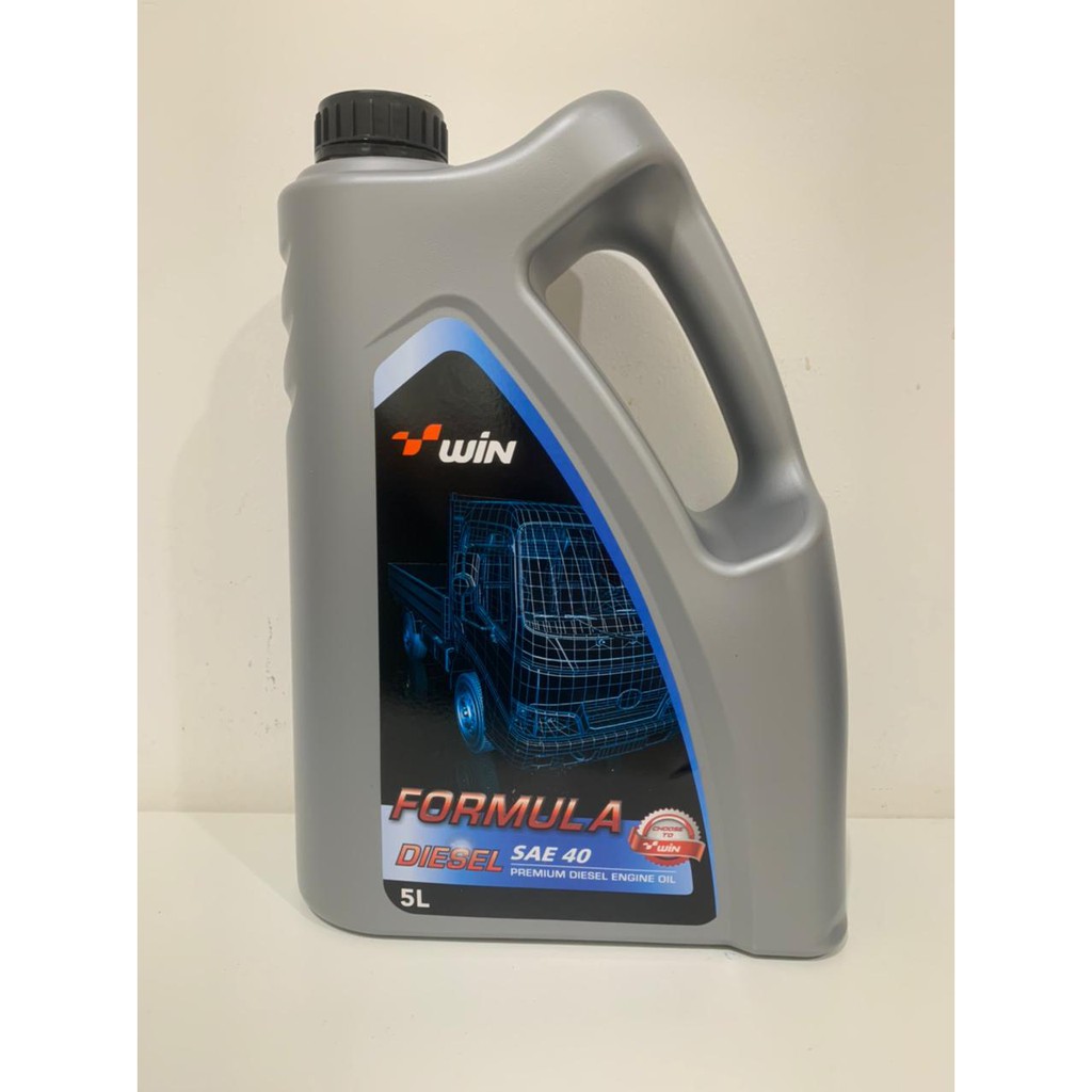 Jual Oli win Formula Diesel Sae 40 Galon isi 5 Liter | Shopee Indonesia