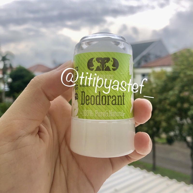 Jual Erawadee Crystal Deodorant Stick Original & Coconut thailand ...