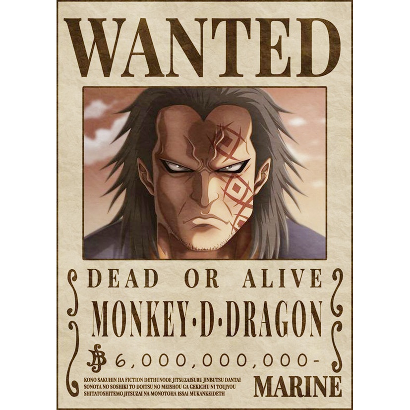 Jual POSTER ANIME ONE PIECE BOUNTY WANTED CUSTOM UKURAN A5 A4 ART PAPER ...