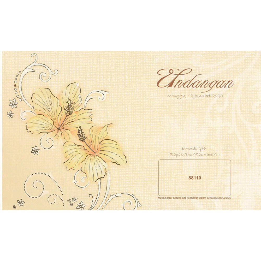 Jual blangko undangan era baru blangko undangan erba 88110 | Shopee ...