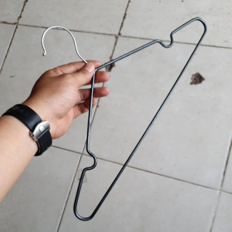 Jual Hanger besi lapis karet 10 biji TEBAL | Shopee Indonesia