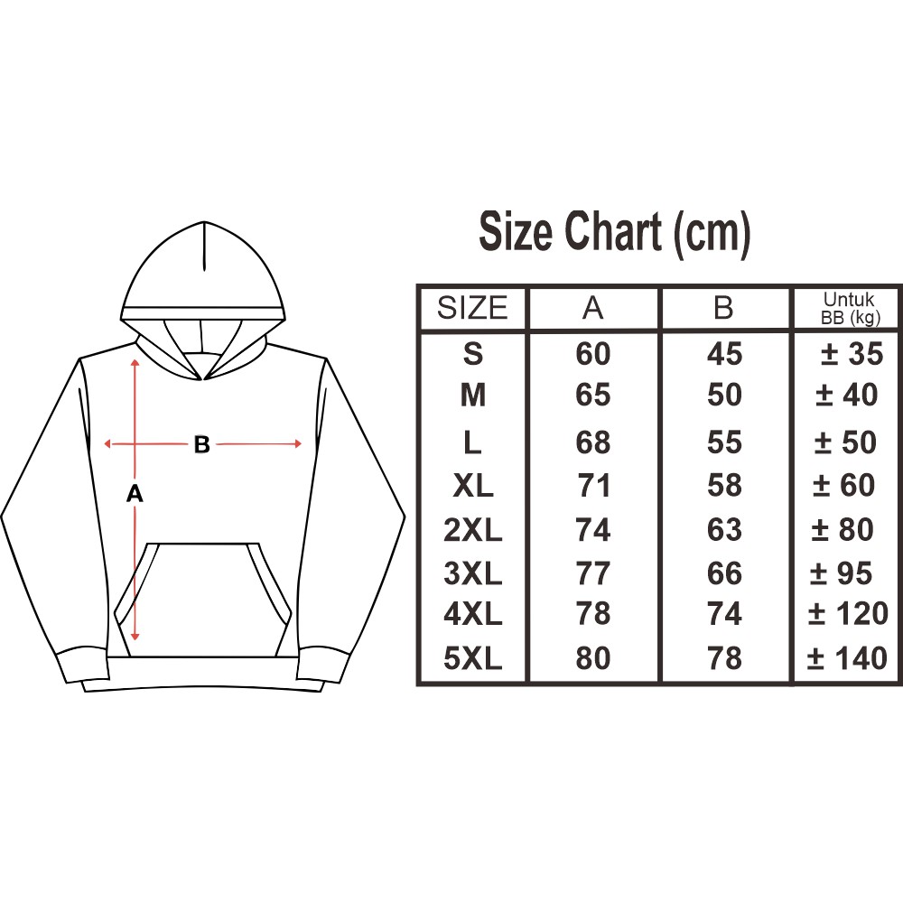 Jual FDC - JAKET HOODIE BIG SIZE PRIA WANITA M L XL XXL XXXL XXXXL ...