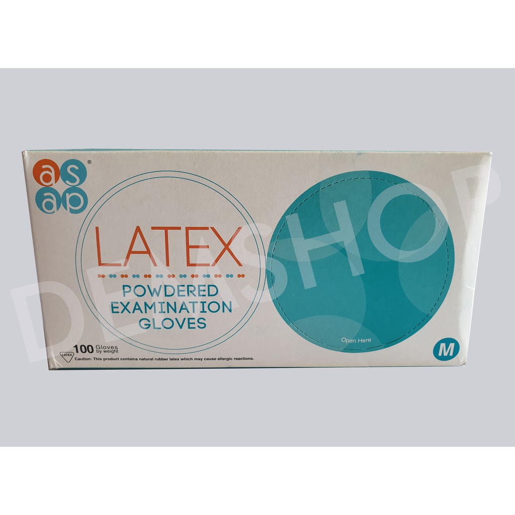 Jual SARUNG TANGAN LATEX Powdered Bubuk Murah Terbaik Putih | Shopee ...