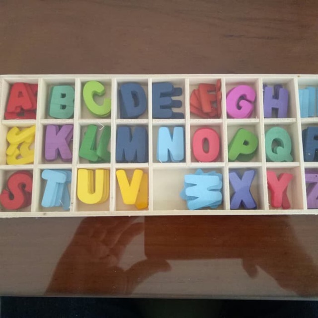 Jual Huruf Kayu Warna 2cm (per huruf 5pcs) | Shopee Indonesia