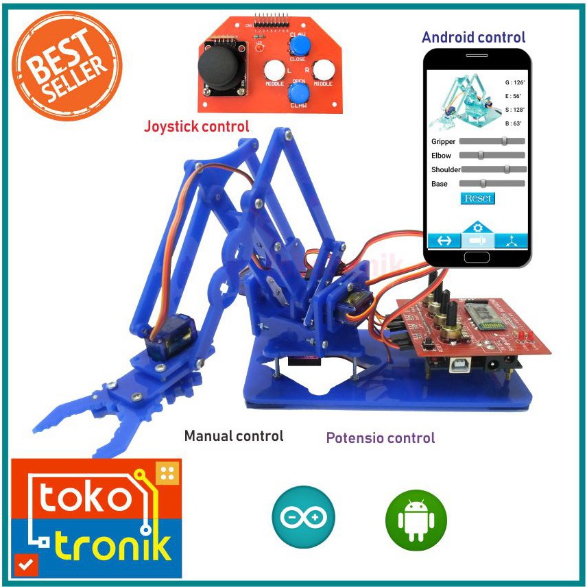 Jual Robot Arm Arduino | Shopee Indonesia