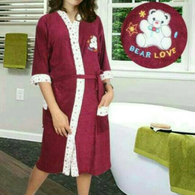 Jual Kimono handuk (baju mandi) | Shopee Indonesia