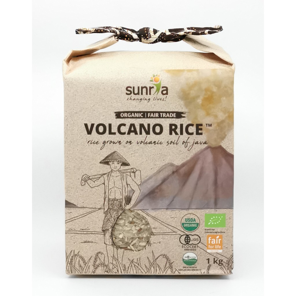 Jual Beras Mix / Sunria Organic Volcano Rice 1kg | Shopee Indonesia
