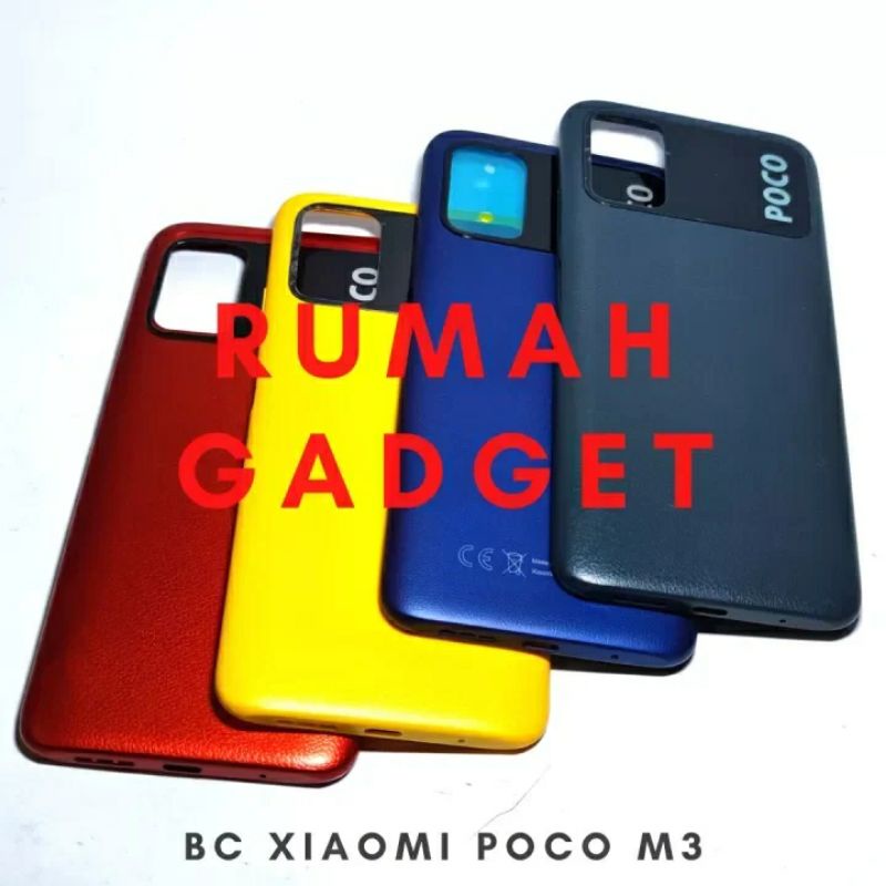 Jual BACKDOOR CASING BELAKANG TUTUP BATERAI XIAOMI POCO M3 | Shopee ...
