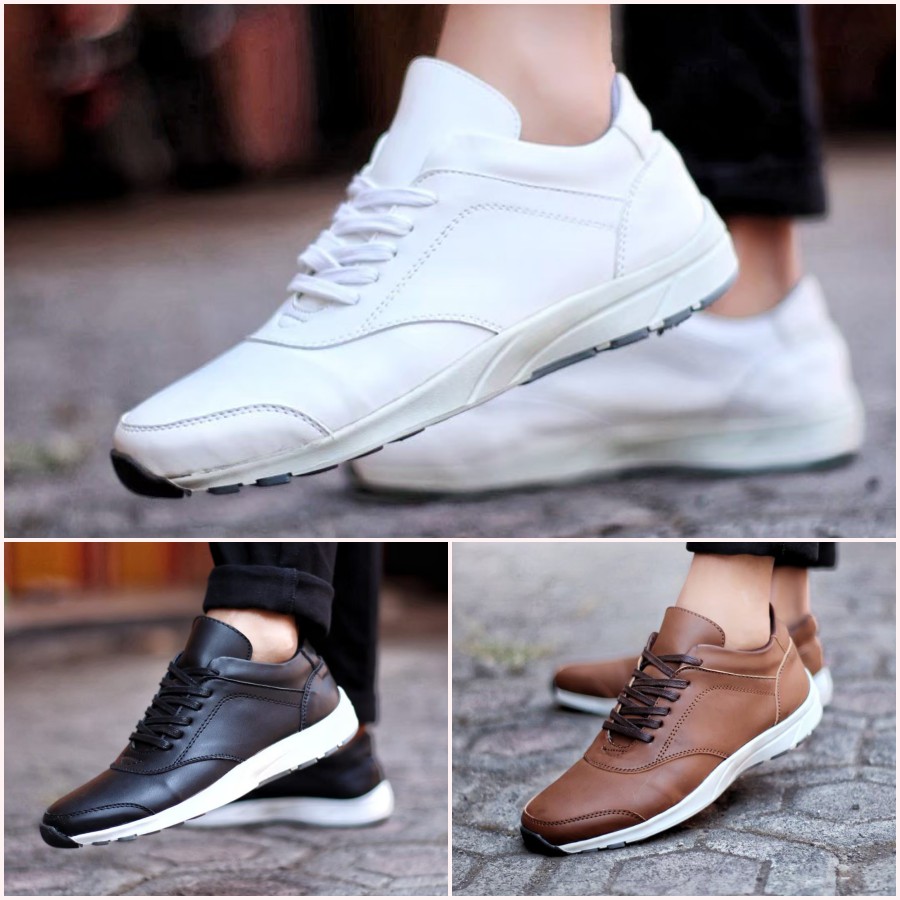 Jual Sepatu Sneakers Kets Casual Pria Mr Joe Mogil Original Putih ...