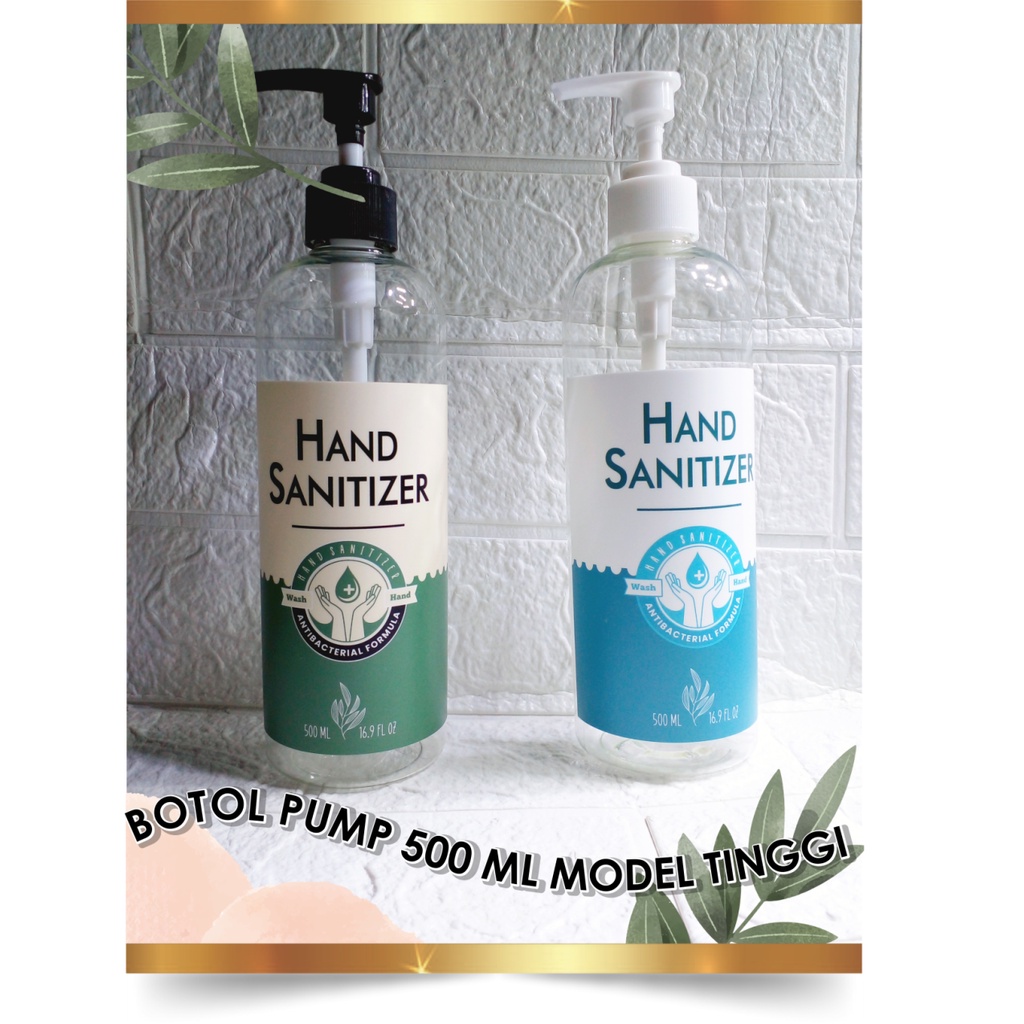 Jual BOTOL REFFILABLE HAND SANITIZER CUCI TANGAN HAND SOAP 500 ML ...