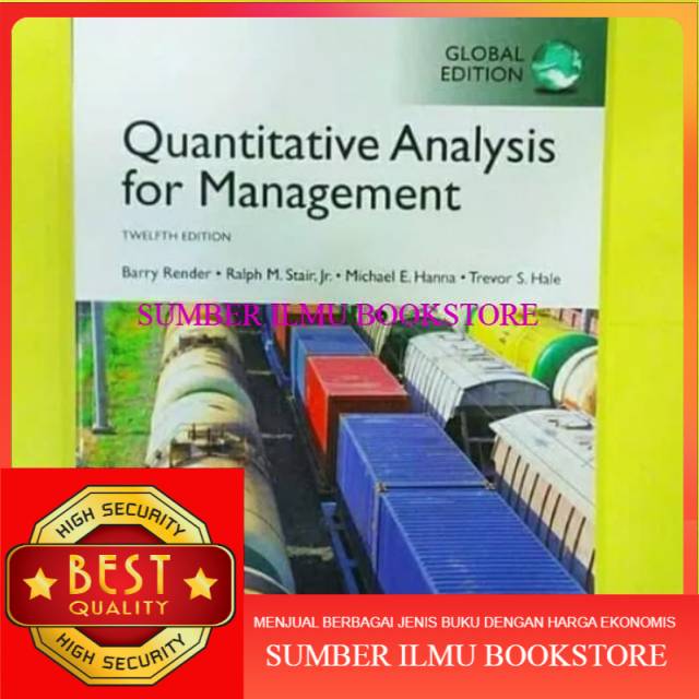 Jual Quantitative analysis for management 12th edition by render ...