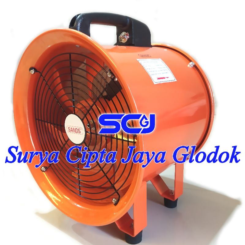 Jual Kipas blower penghisap exhaust fan 12" SANDS blower portable ventilator | Shopee Indonesia