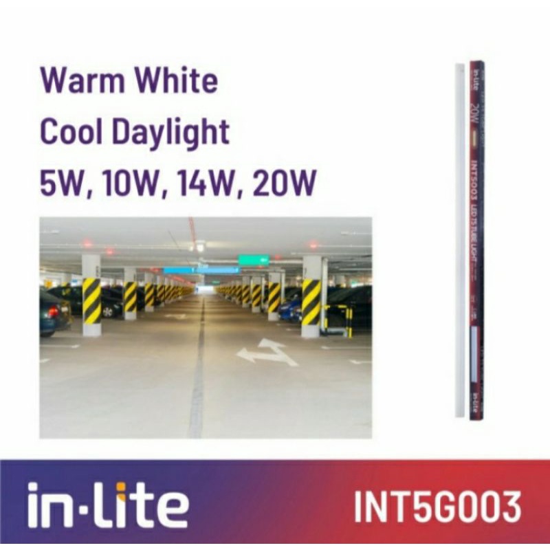 Jual INLITE - LAMPU LED T5 BATTEN INLITE 5WATT /10WATT /14WATT/ 20WATT ...