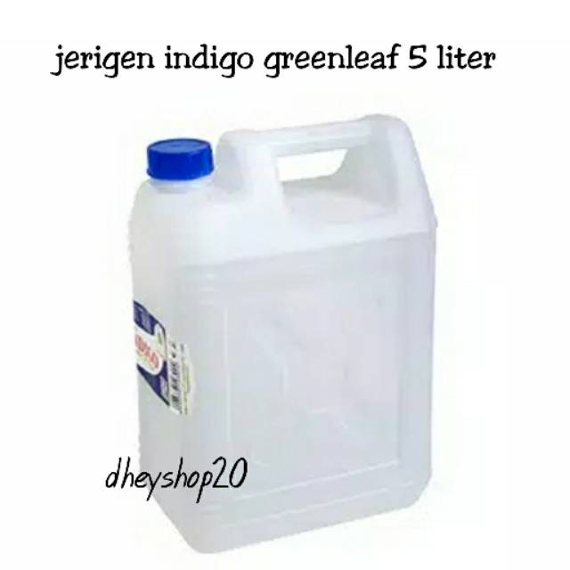 Jual jerigen indigo 5 liter green leaf | Shopee Indonesia