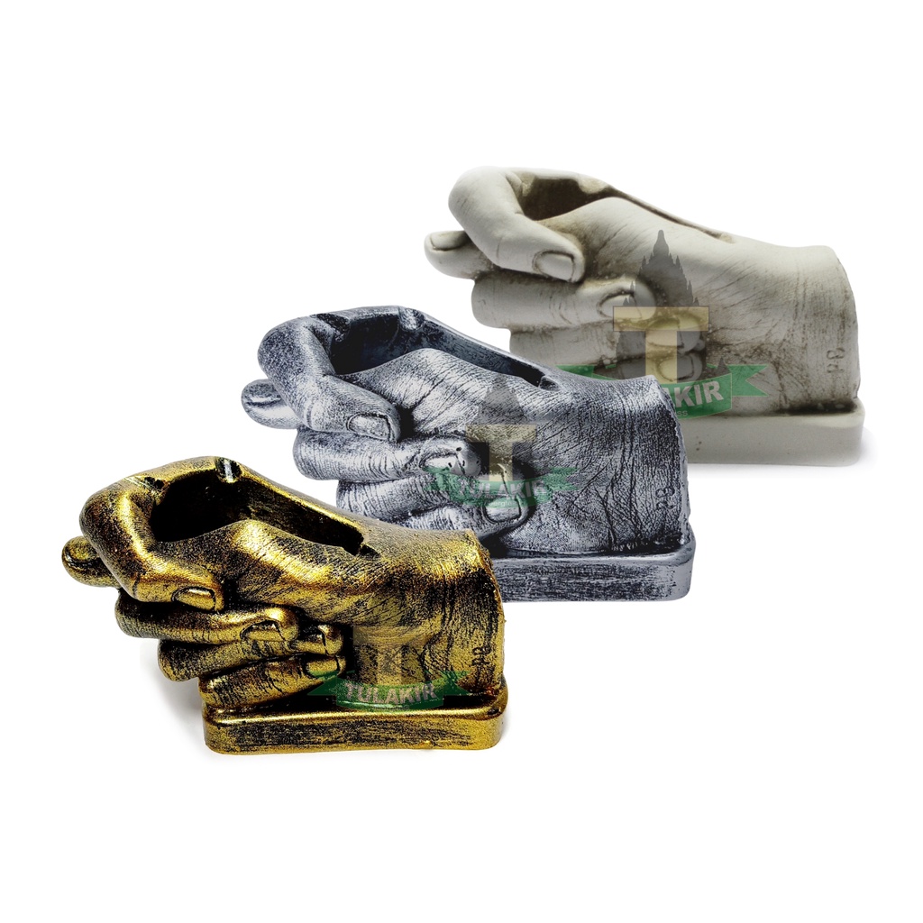Jual Asbak Rokok Unik Tangan Kepal Tulakir Fiberglass / Ashtray ...